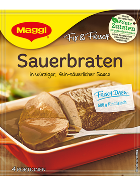 Maggi Fix Frisch Sauerbraten – Bavaria Sausage