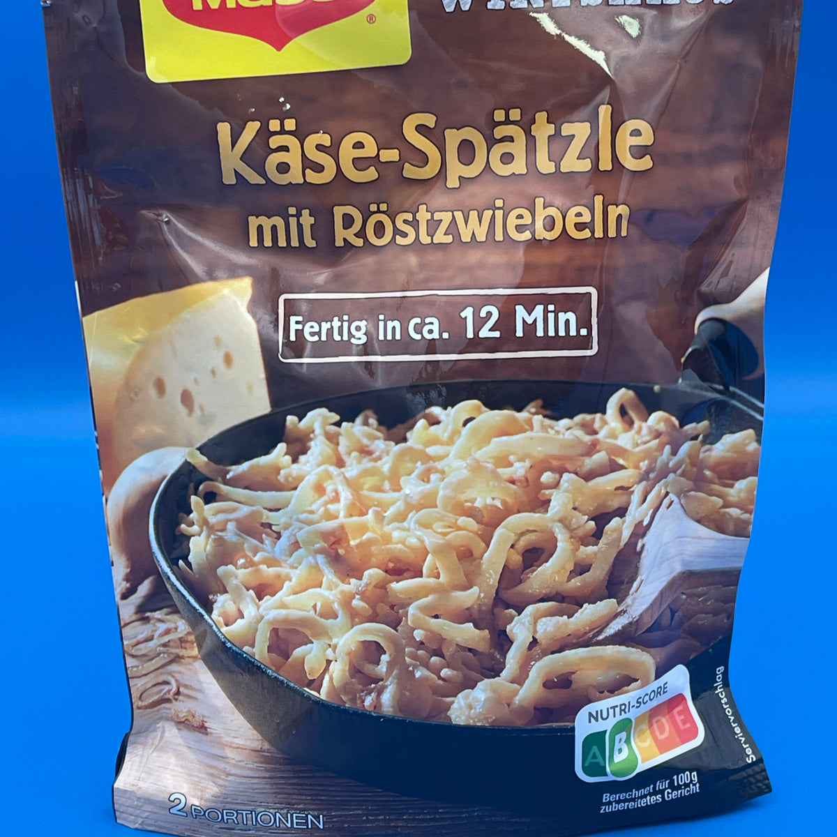 Maggi Kase Spatzle mit Rostzwiebeln – Bavaria Sausage