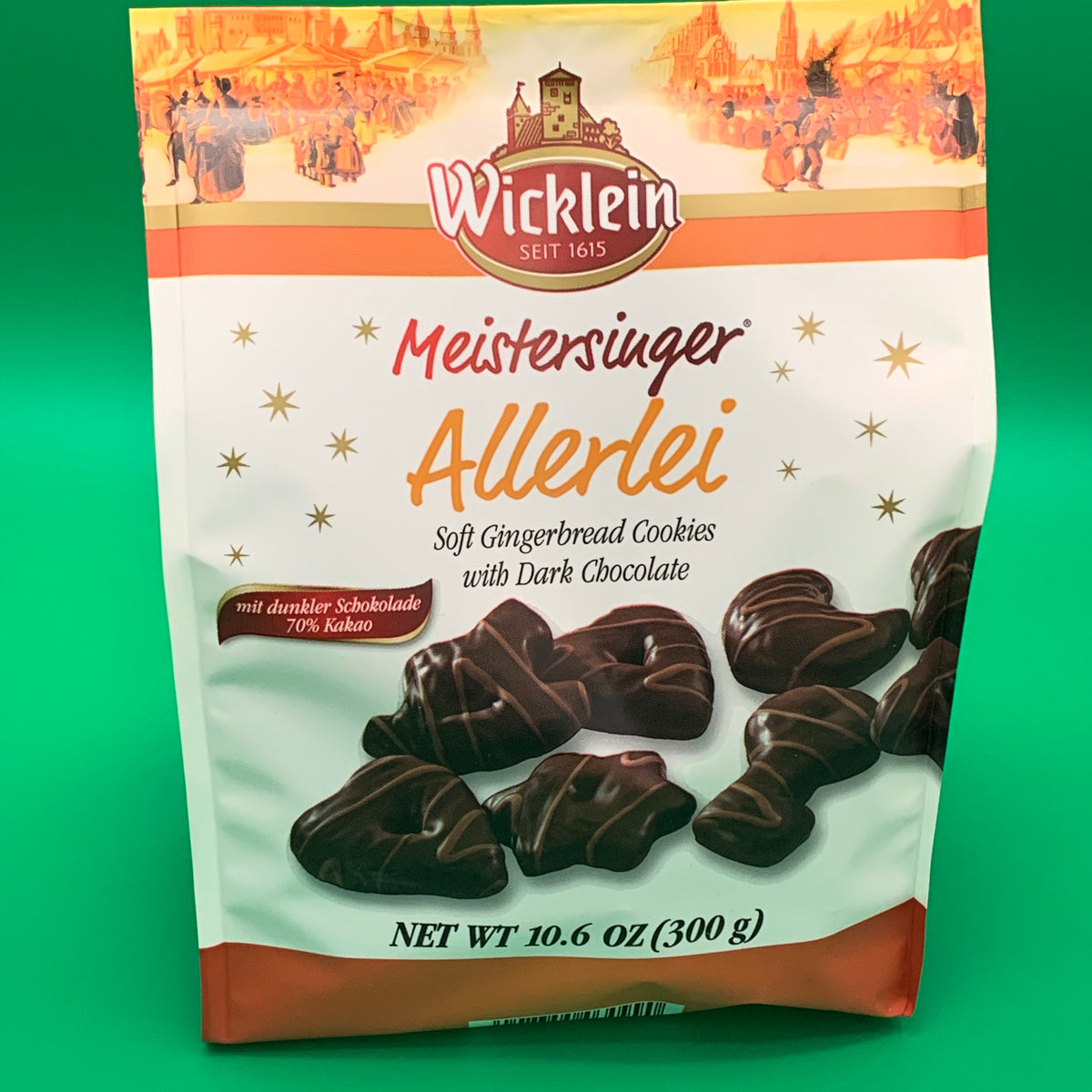 Wicklein Lebkuchen Allerlei mit Dunkler Schokolade 300g – Bavaria Sausage